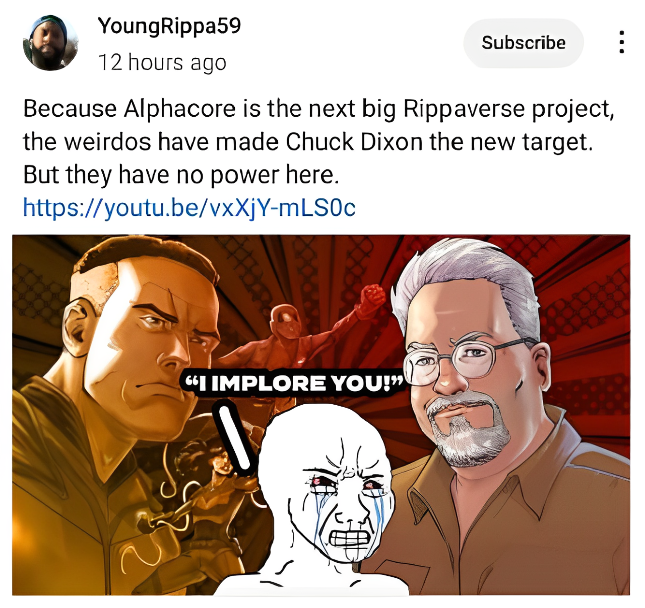 Chuck Dixon Writes Alphacore #1 - Comics Illustrated