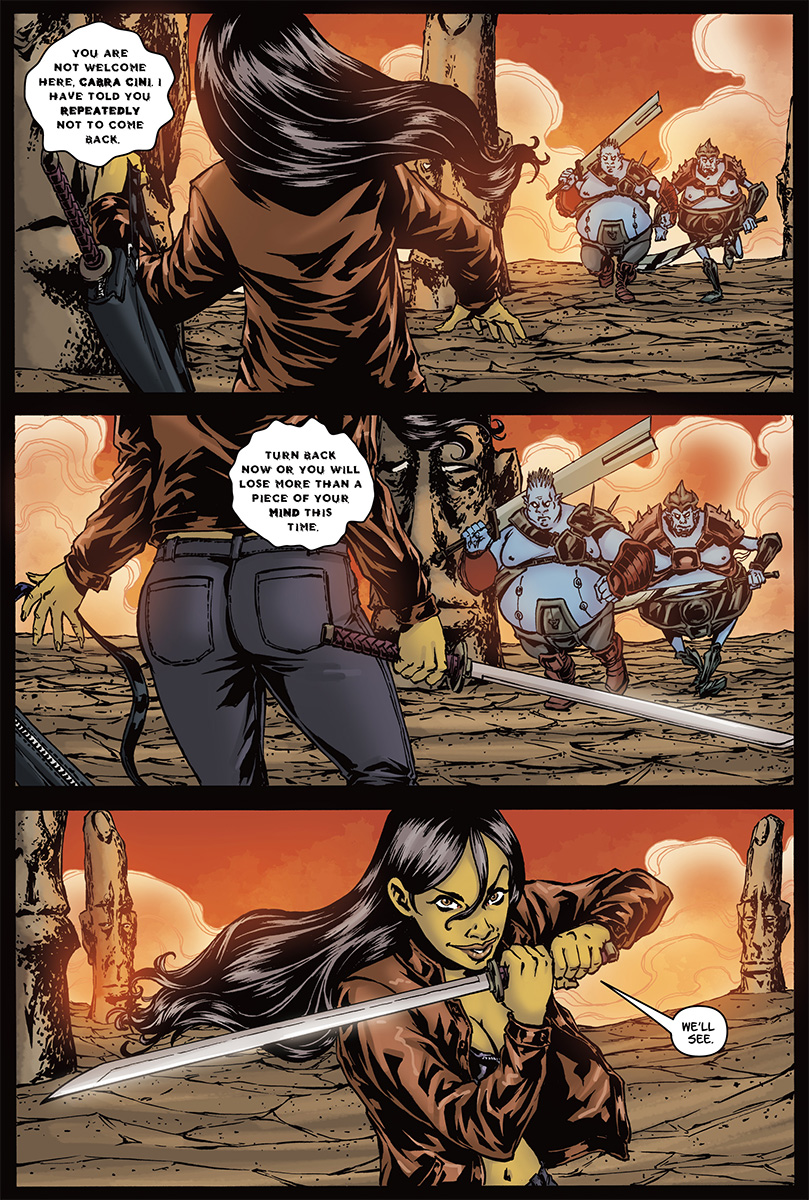 Sam Johnson on Cabra Cini Voodoo Junkie Hit Woman - Comics Illustrated